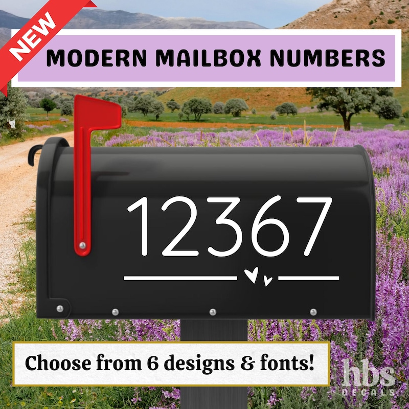 Classic House Number - Etsy