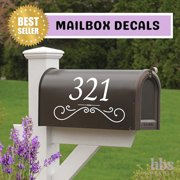 Vinyl Mailbox Decals - Etsy