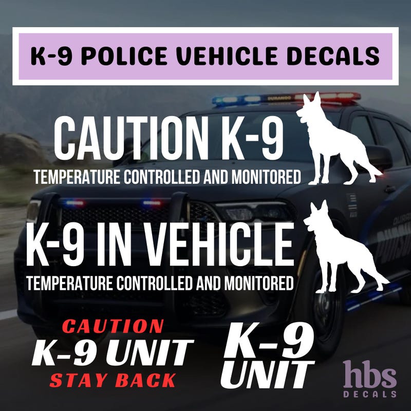 Law Enforcement Decals - Etsy