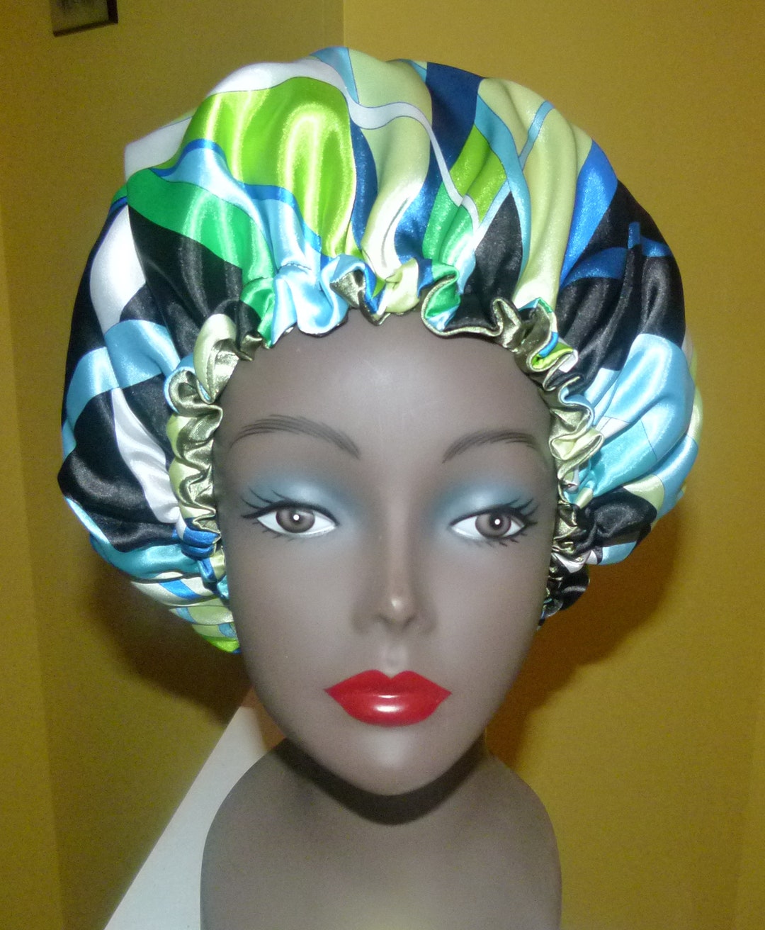 Satin Reversible Hair Bonnet - Etsy