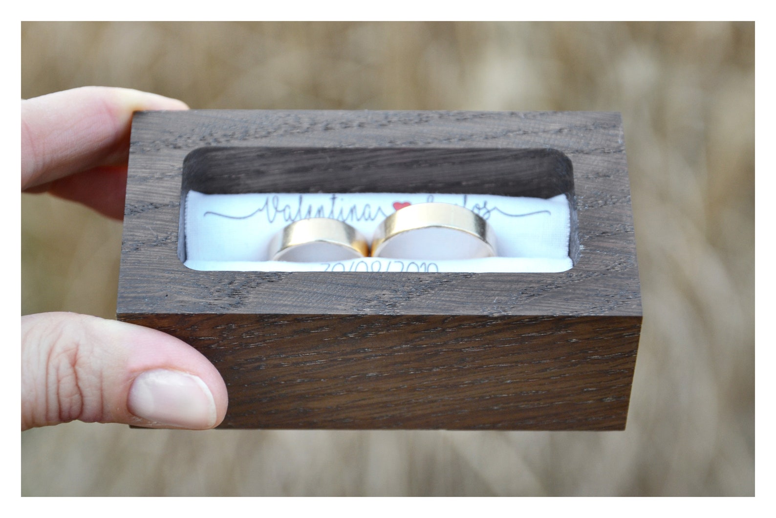 Personalized ring bearer box wedding box wedding ring | Etsy