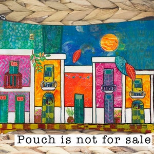 Original Art Fabric Panel, Rectangular Fabric 8.5 Inch X 7 Inch Image ...