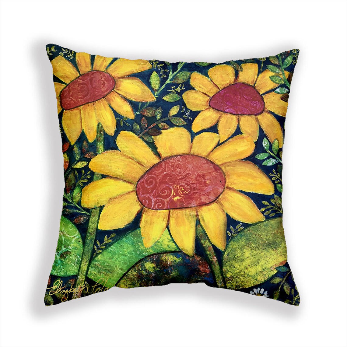 Sunflowers Pillow Cover Fall Sunflower Pillow Fall Pillow | Etsy
