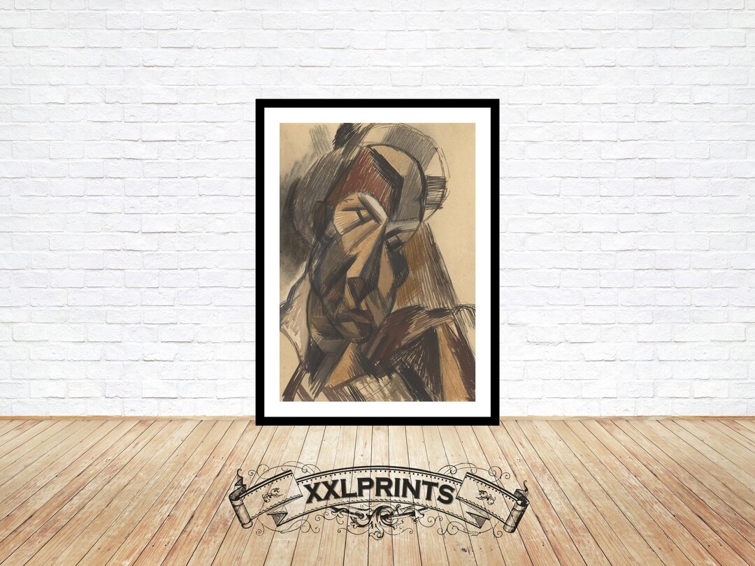 Picasso Head of a Woman Print: Cubist Fine Art Reproduction - Etsy