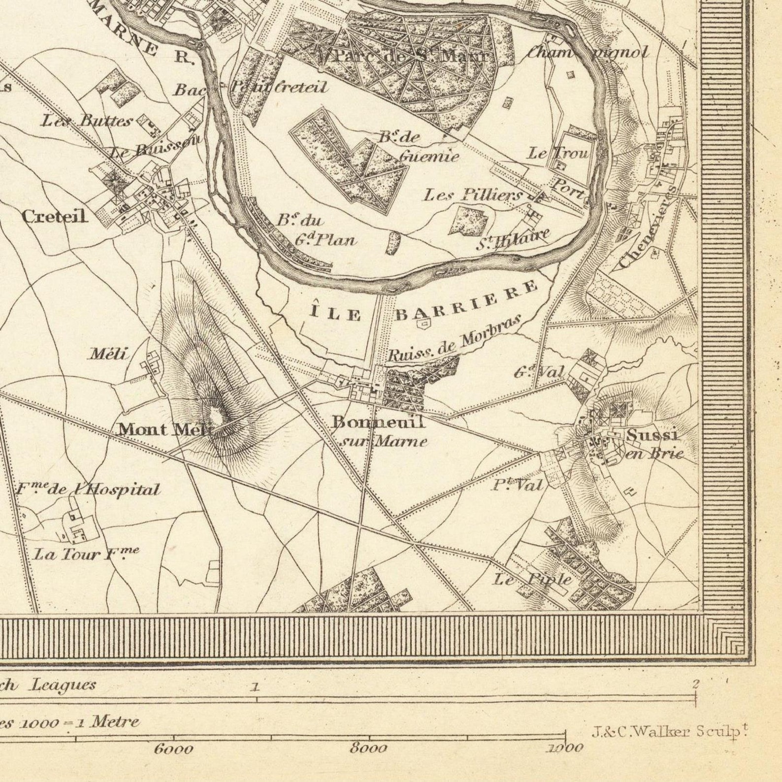Old City Plan of Paris 1832 Rare Map Antique Fine - Etsy
