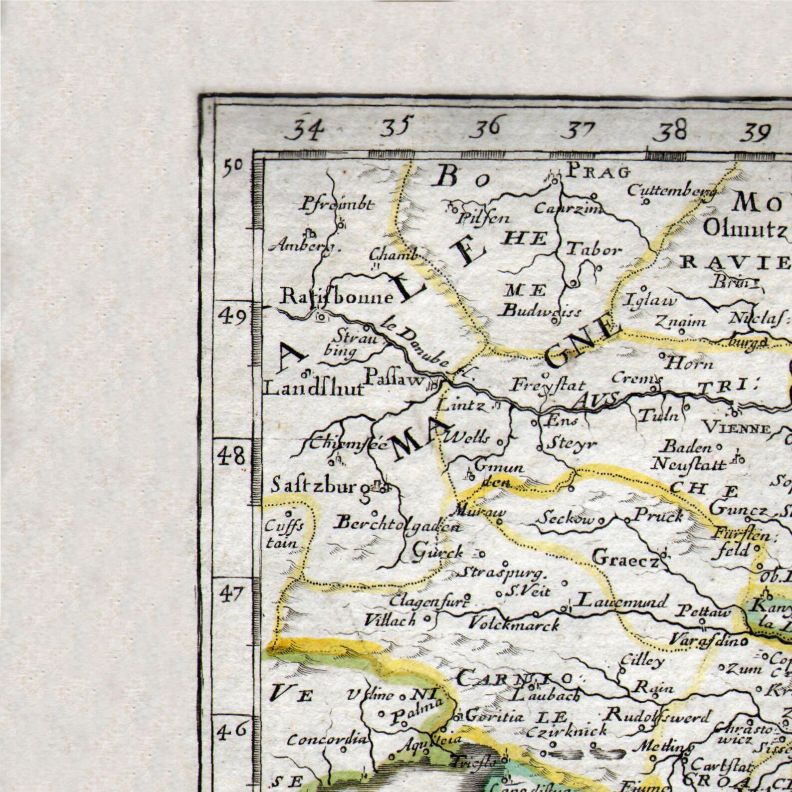 Ancient Map of Greece 1655 Rare Map Old Map Fine - Etsy