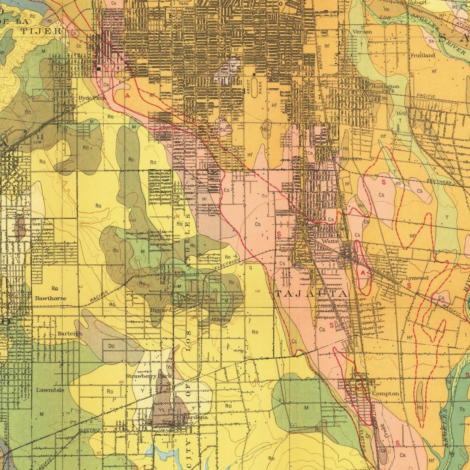 1916 California Soil Map: Fine Art Giclée Print - Etsy
