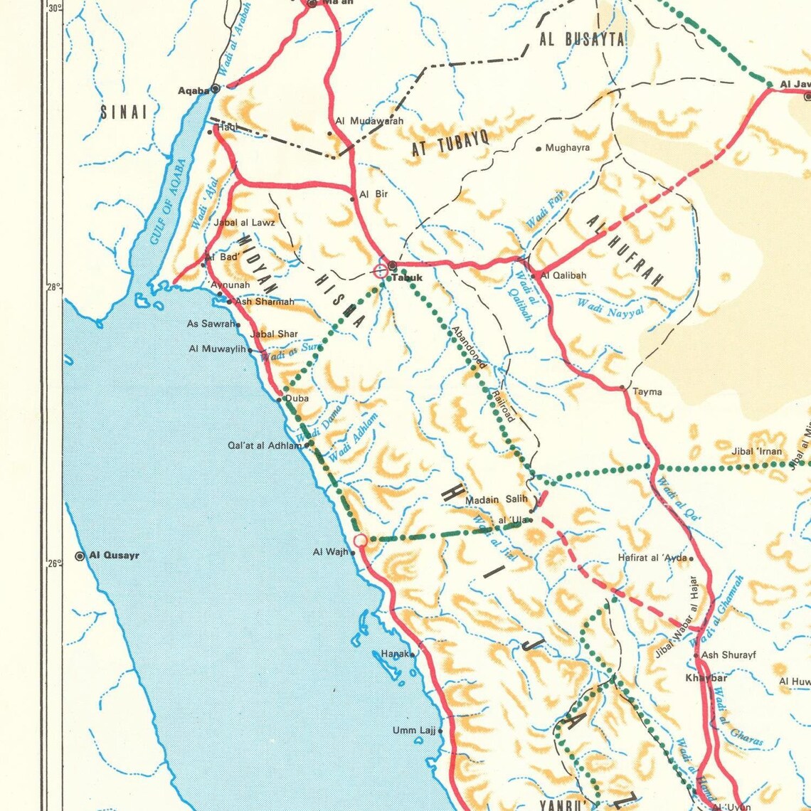 19th Century Saudi Arabia Map: English Edition Fine Art Print - Etsy