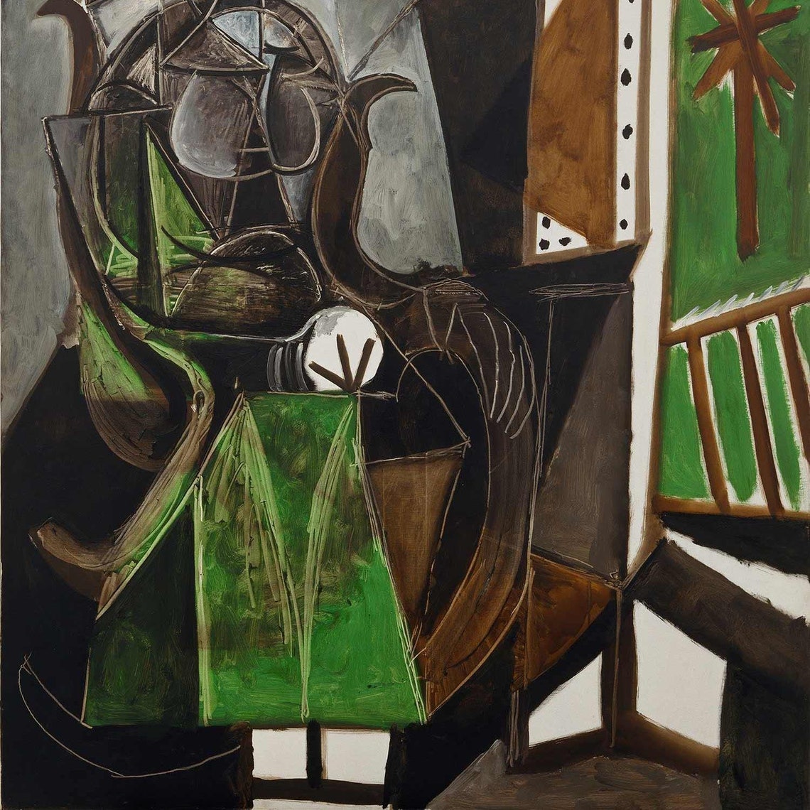 Pablo Picasso - Woman by a Window (jacqueline), 1956, Fine Reproduction ...