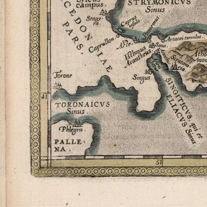 Ancient Thracia Map Print, 1619: Fine Art Reproduction - Etsy