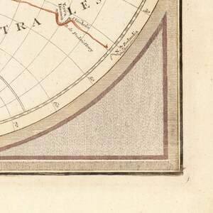 Antique Map of the World, 1775, Old Map, Very Rare, Fine Reproduction ...