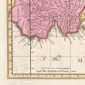 Antique Peru Map Print: 1700s Historical Fine Art Reproduction - Etsy