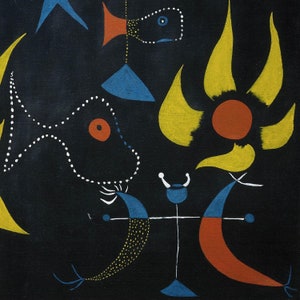 Joan Miro - Self Portrait 2, 1938, Fine Reproduction, Fine Art Print - Etsy