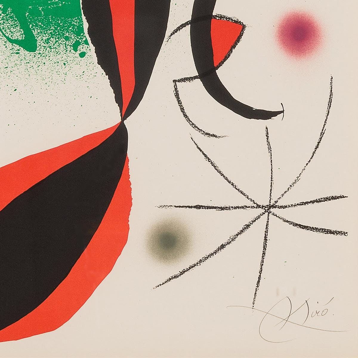 Joan Miro - Oda a Joan Miro, Fine Reproduction, Fine Art Print, Large ...