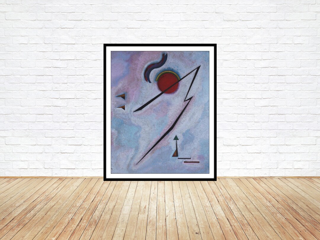 Kandinsky 'angular Line' Print: Fine Art Reproduction - Etsy