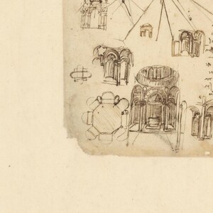 Da Vinci Atlantic Codex Print: Ancient Building Studies Fine Art - Etsy