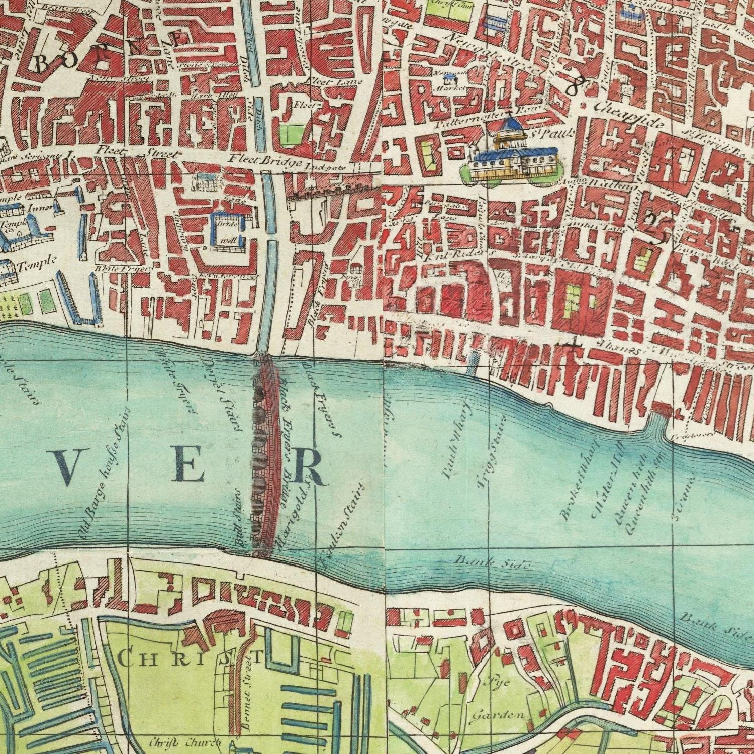 Old Map of London Westminster 1795 Rare Map Antique Fine | Etsy