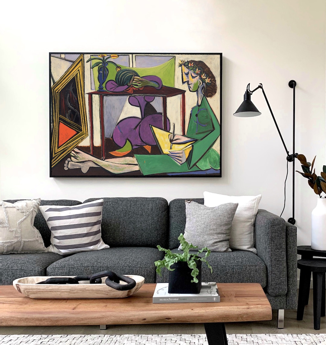 Pablo Picasso, Interior With a Girl Drawing, 1935, Fine Reproduction ...