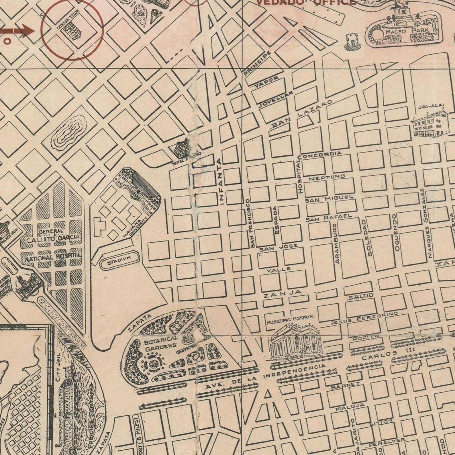 Old Map of Havana Cuba 1952 Fine Reproduction Large Map - Etsy