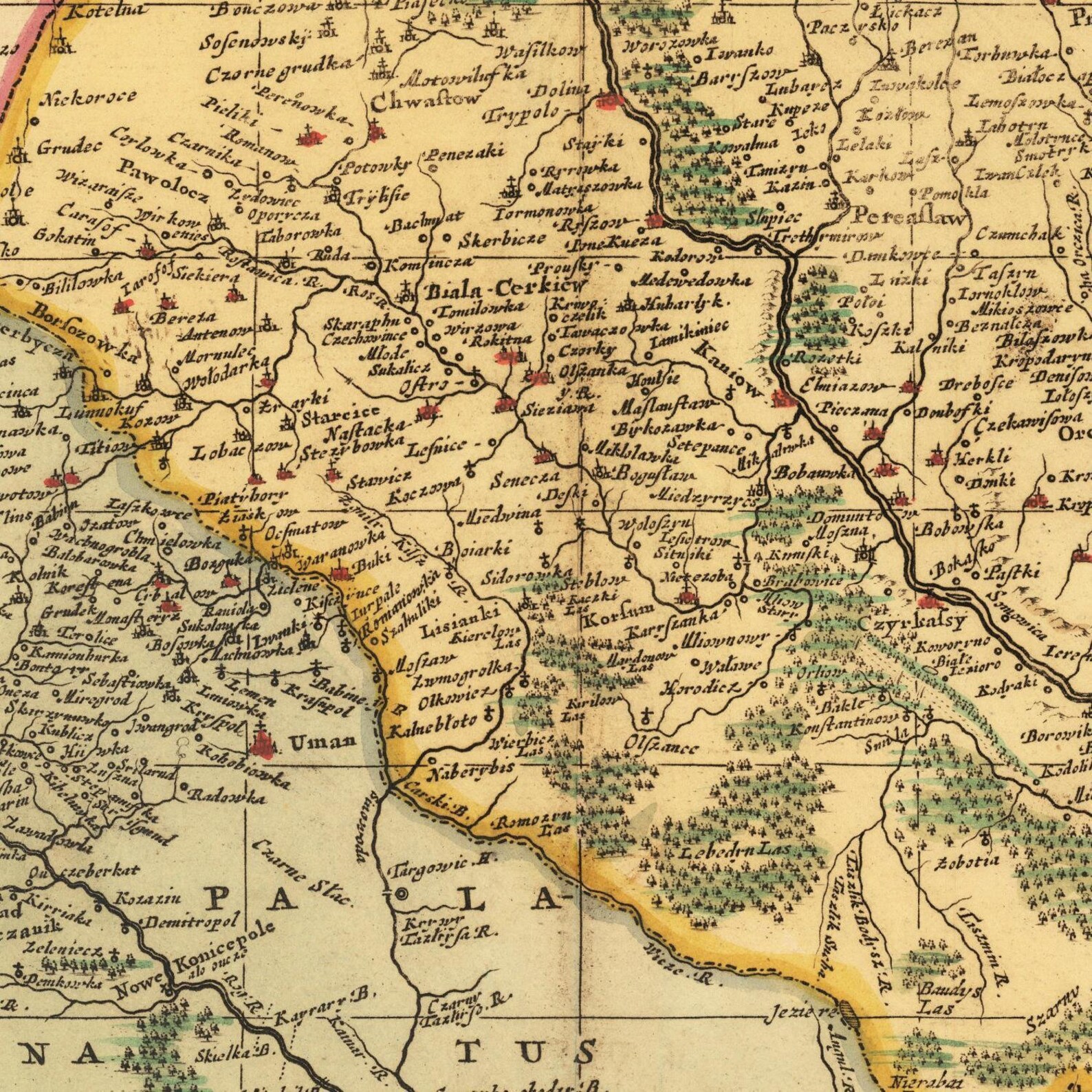 Old Map of Ukraine 1690 Very Rare Map Ancient Map Fine | Etsy