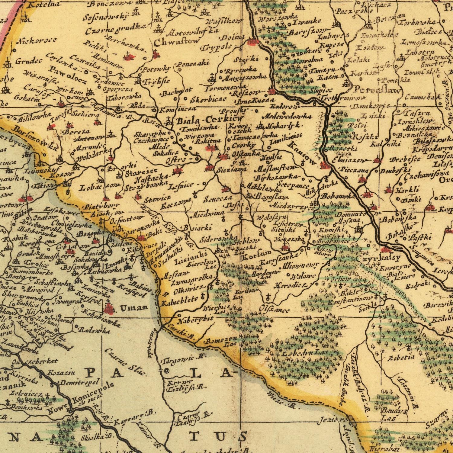 Old Map of Ukraine 1690 Very Rare Map Ancient Map Fine | Etsy