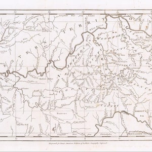 Kentucky Map Print: 1795 Antique Reproduction, Fine Art Decor - Etsy