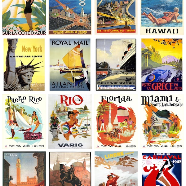 Vintage Posters for Sale - Etsy