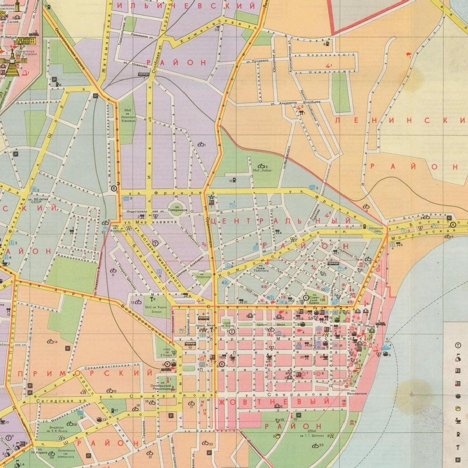 Old City Plan of Odessa 19th Century Map Fine Reproduction - Etsy