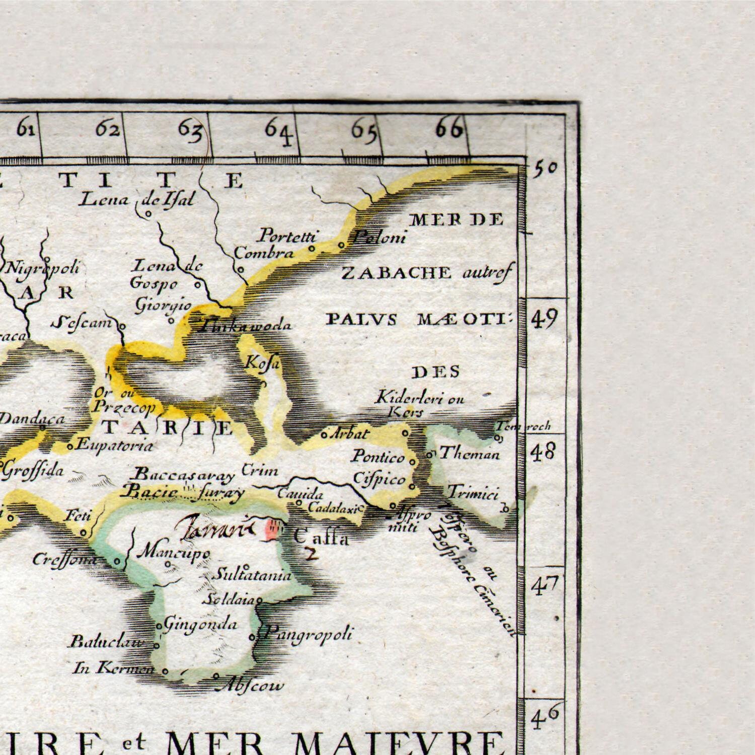 Ancient Map of Greece 1655 Rare Map Old Map Fine - Etsy