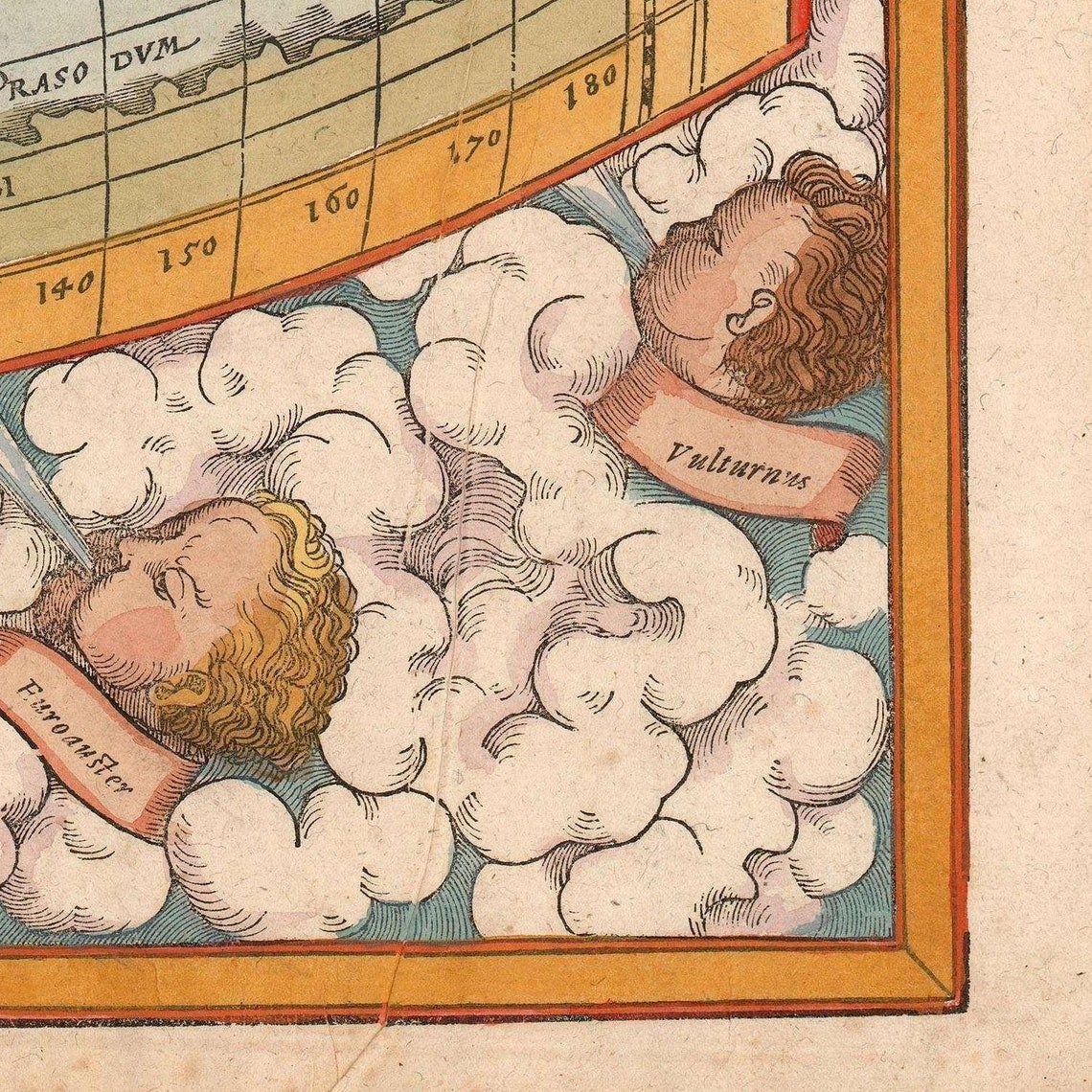 Ancient Map of the World 1588 Very Rare Map Fine | Etsy