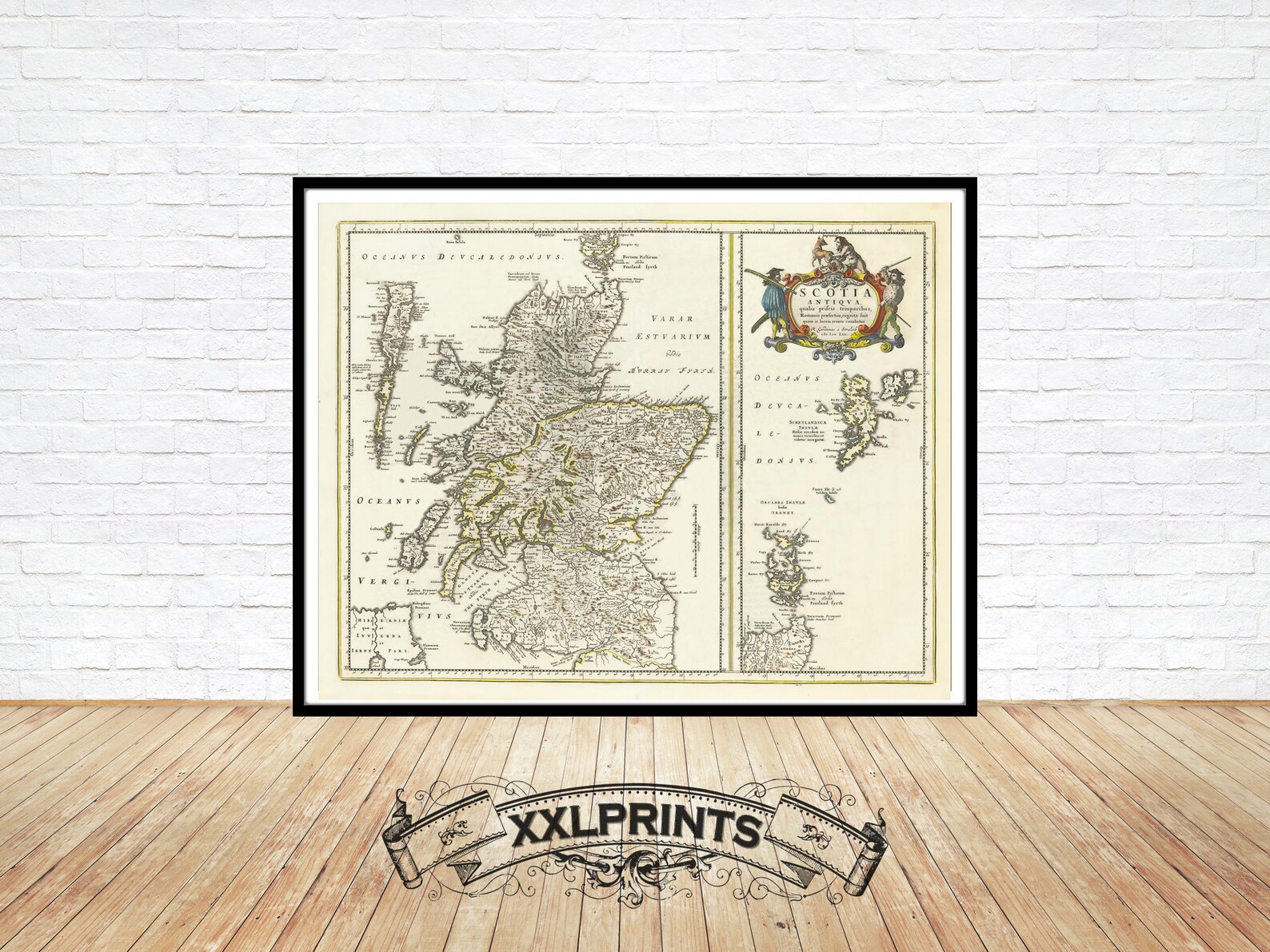 1654 Scotland Map Print: Rare Historical Fine Art Reproduction - Etsy