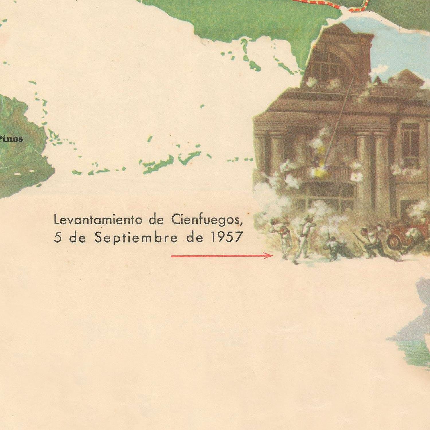 Cuban Revolution Map