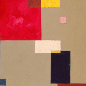 Kandinsky Thirteen Rectangles Print: 1930s Abstract Art Reproduction - Etsy