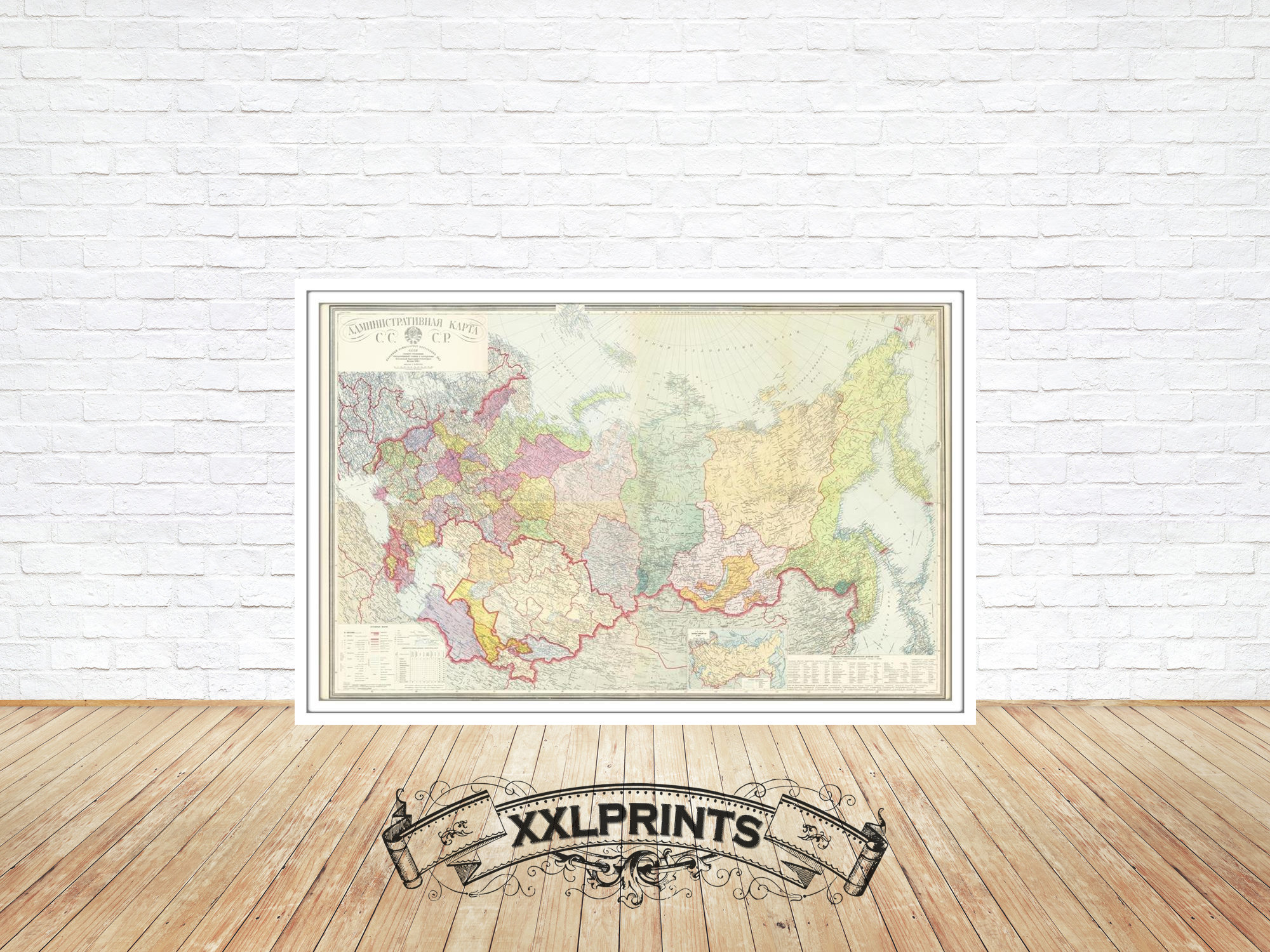 Old Map of CCCP Soviet Map 1936 Fine Reproduction Large - Etsy