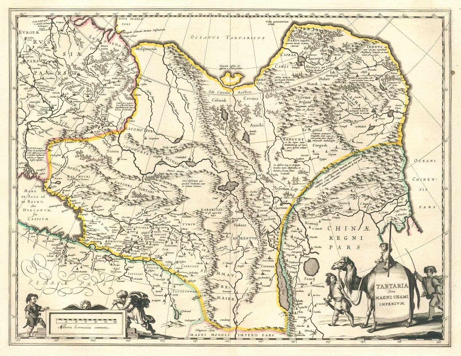 Empire of Tartaria Map Print, 1650: Fine Art Reproduction - Etsy