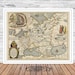 Ancient Map of Russia, 1614, Inset of Moscow, Old Map,fine Reproduction ...