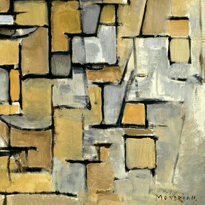 Piet Mondrian, Tableau No. 1, 1913, Fine Reproduction, Fine Art Print ...