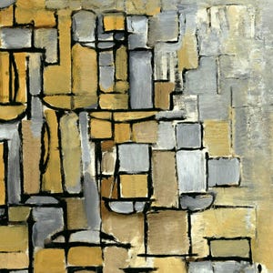Piet Mondrian, Tableau No. 1, 1913, Fine Reproduction, Fine Art Print ...