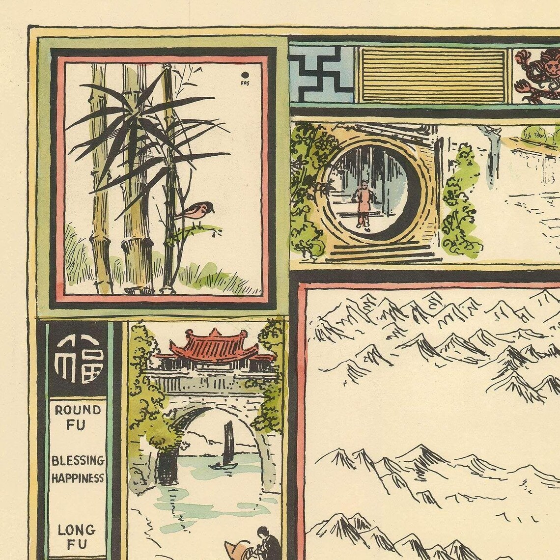 Old Map of China 1932 Antique Map Fine Reproduction Large - Etsy