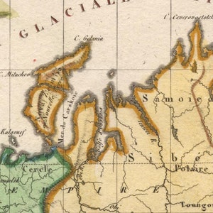 Antique Map of the World, 1805, Fine Reproduction, Large Map, Fine Art ...