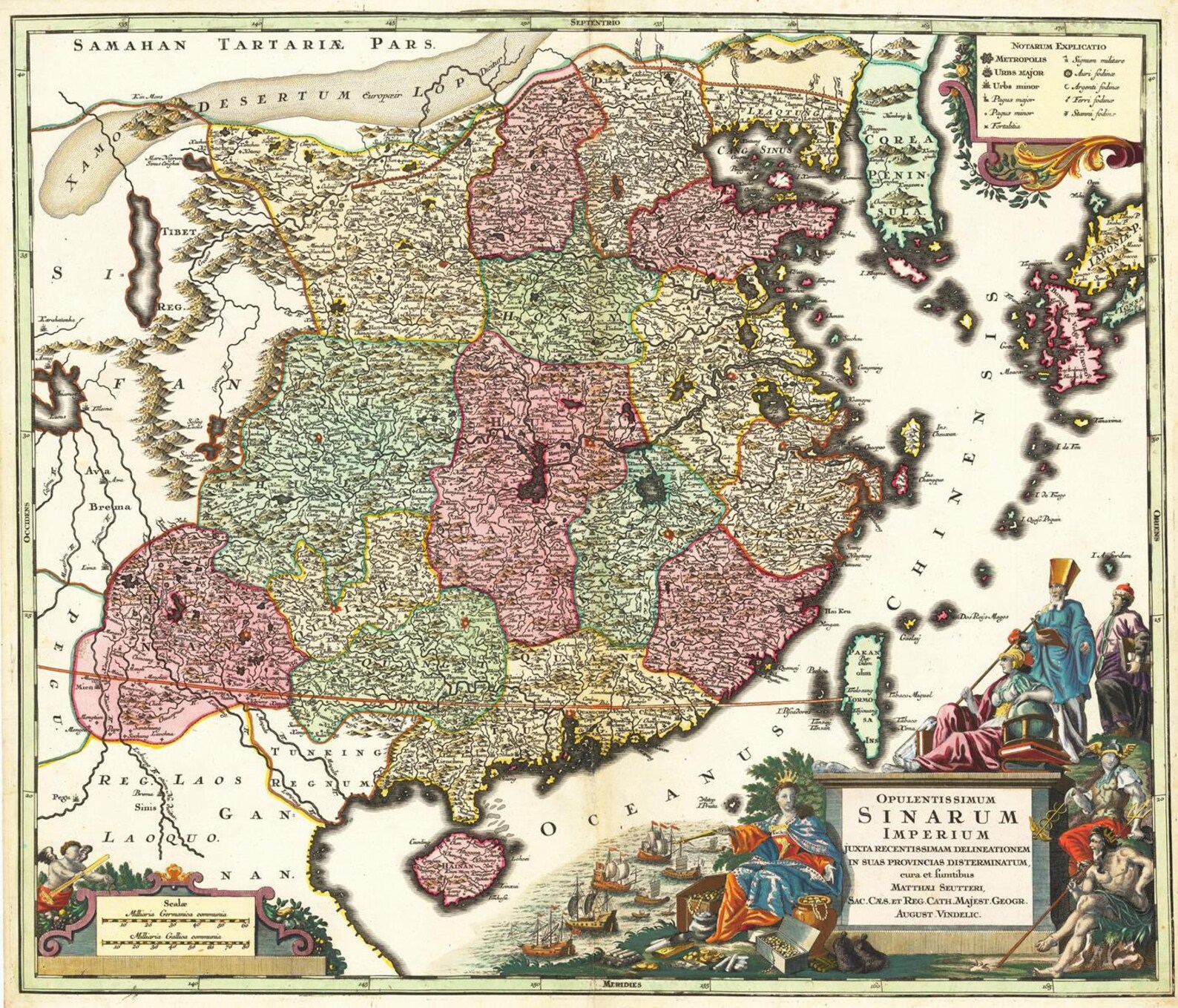 Antique China Map Print: 1730 Rare Fine Art Reproduction - Etsy