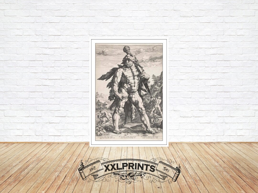 Hendrick Goltzius Hercules Print, 1589 Fine Art Reproduction - Etsy