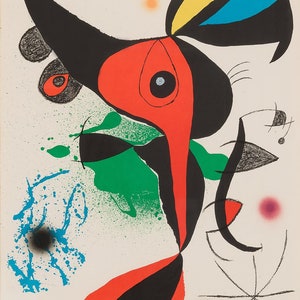 Joan Miro - Oda a Joan Miro, Fine Reproduction, Fine Art Print, Large ...