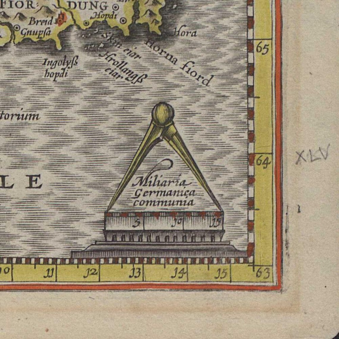 Ancient Map of Iceland 1630 Rare Map Antique Fine | Etsy