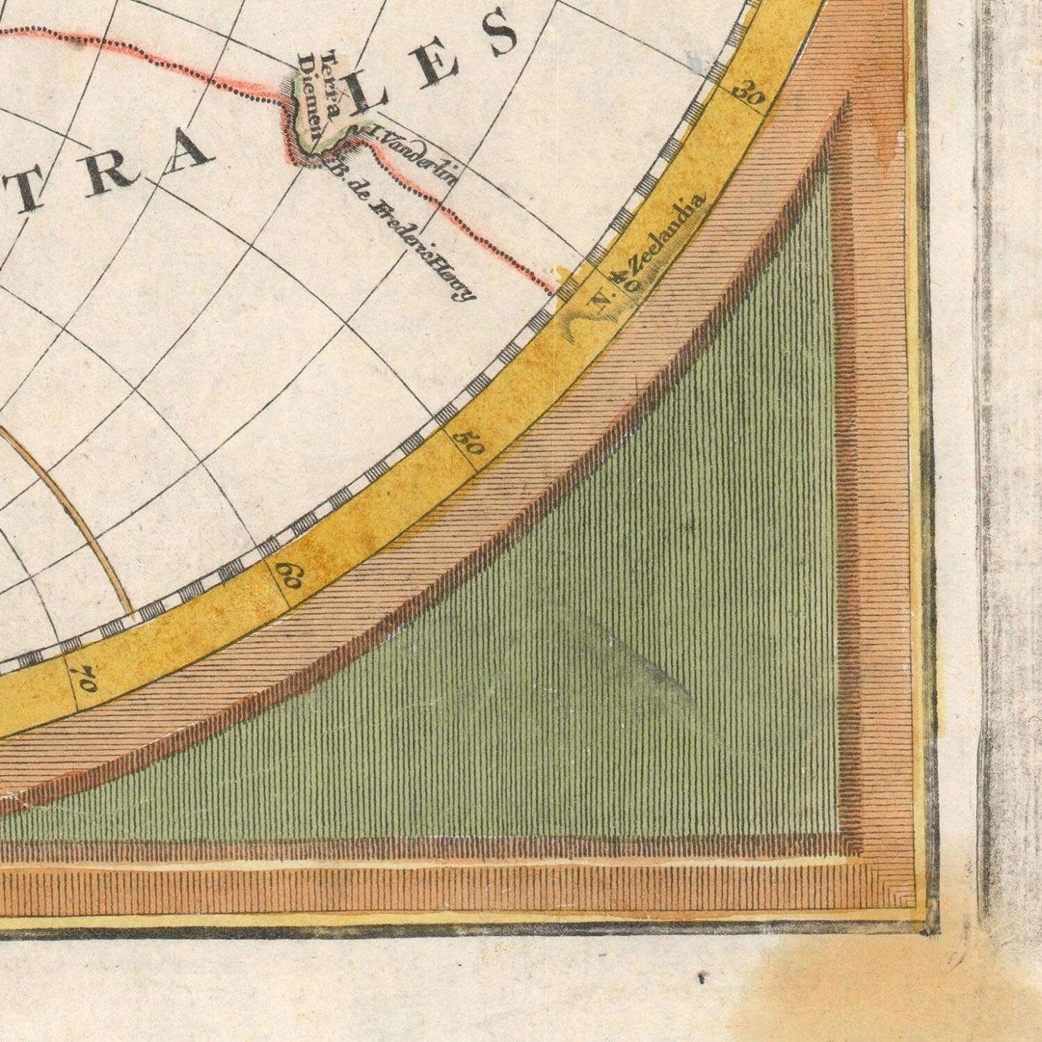 Antique map of the World 1775 old map very rare fine | Etsy