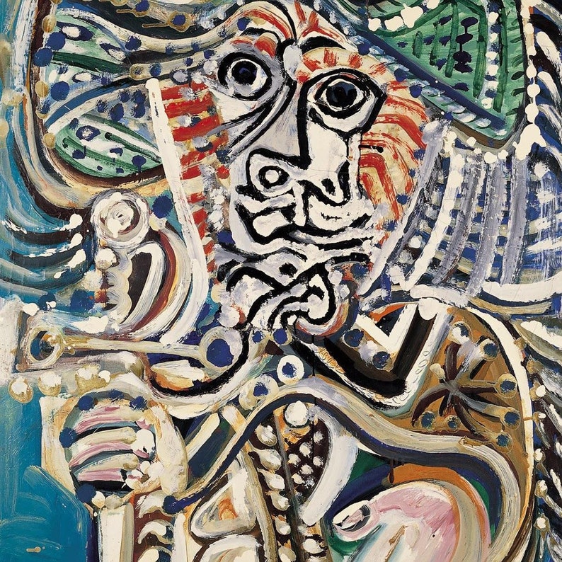 Pablo Picasso Musketeer With Sword 1972 Fine Reproduction | Etsy