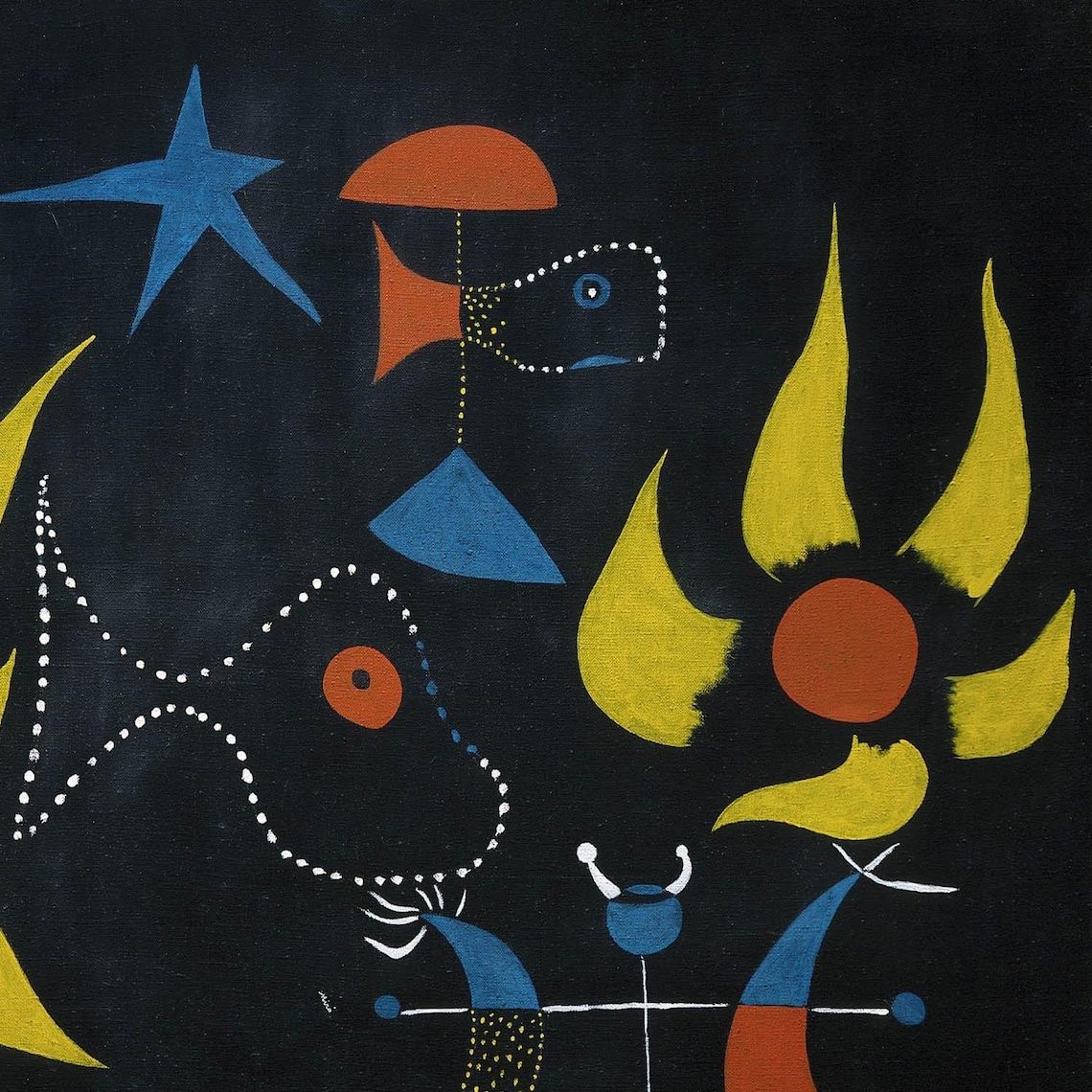 Joan Miro Self Portrait 2 1938 Fine Reproduction Fine Art - Etsy