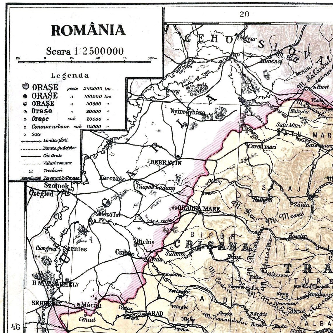Antique Romania Map Print: 19th Century Fine Art Reproduction - Etsy