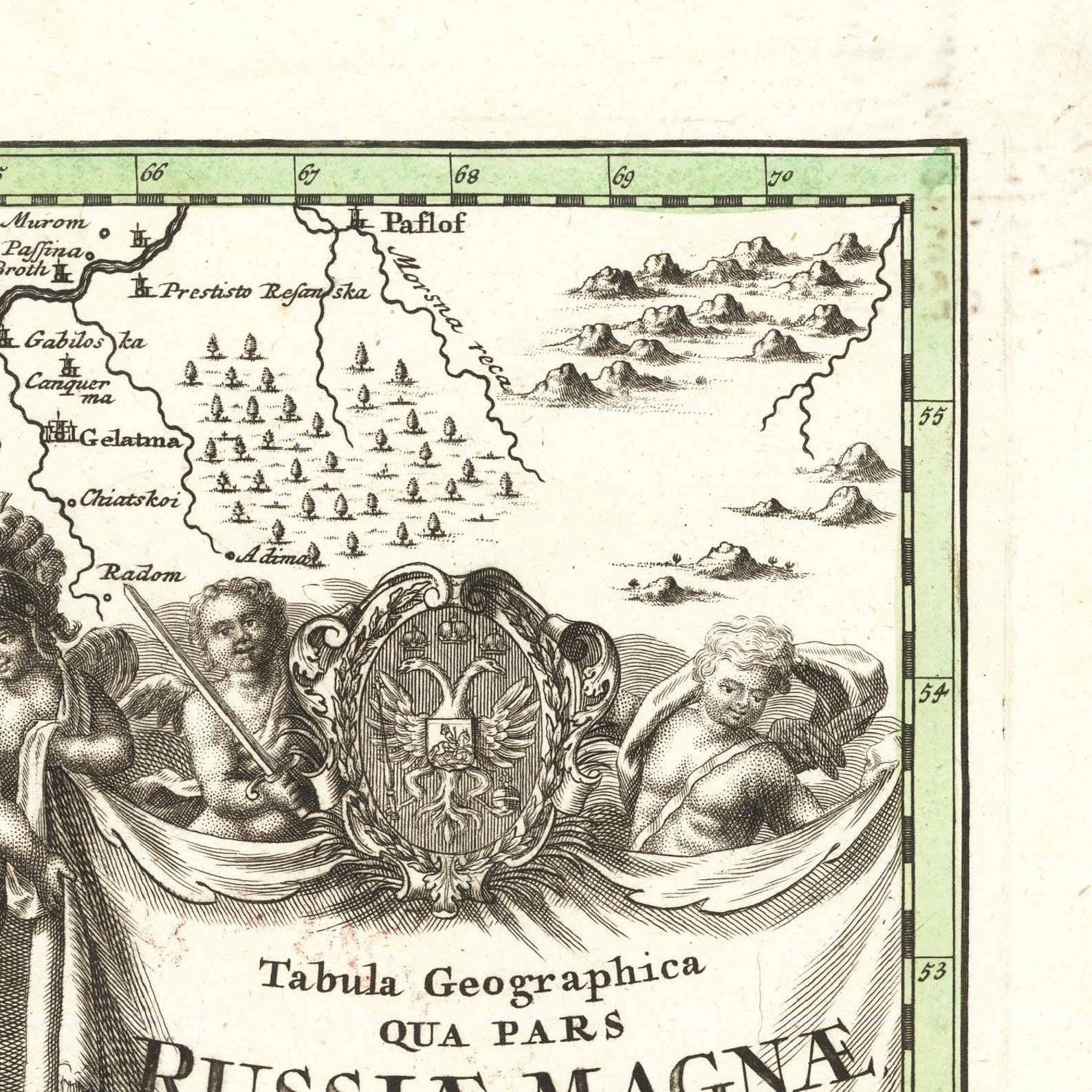 Old Map of Pontus Euxinus Black Sea 1720 Rare Map Antique | Etsy