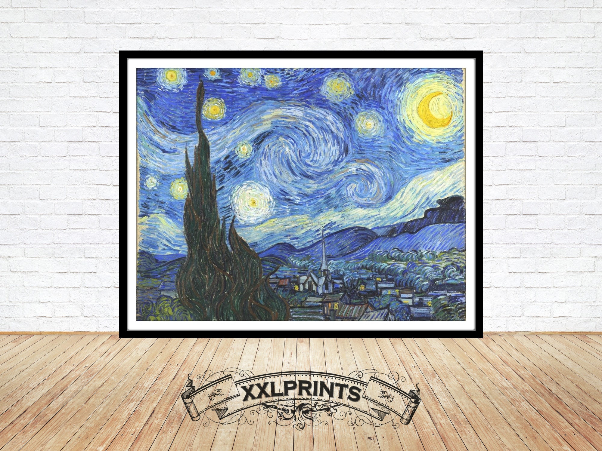 Van Gogh, Starry Night, 1889, Fine Reproduction, Fine Art Print - Etsy